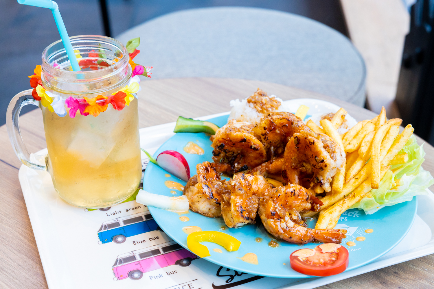 Laid-Back Shrimps 川中島店でランチにガーリックシュリンププレートを食べてみた│はいしゃの食べ歩き